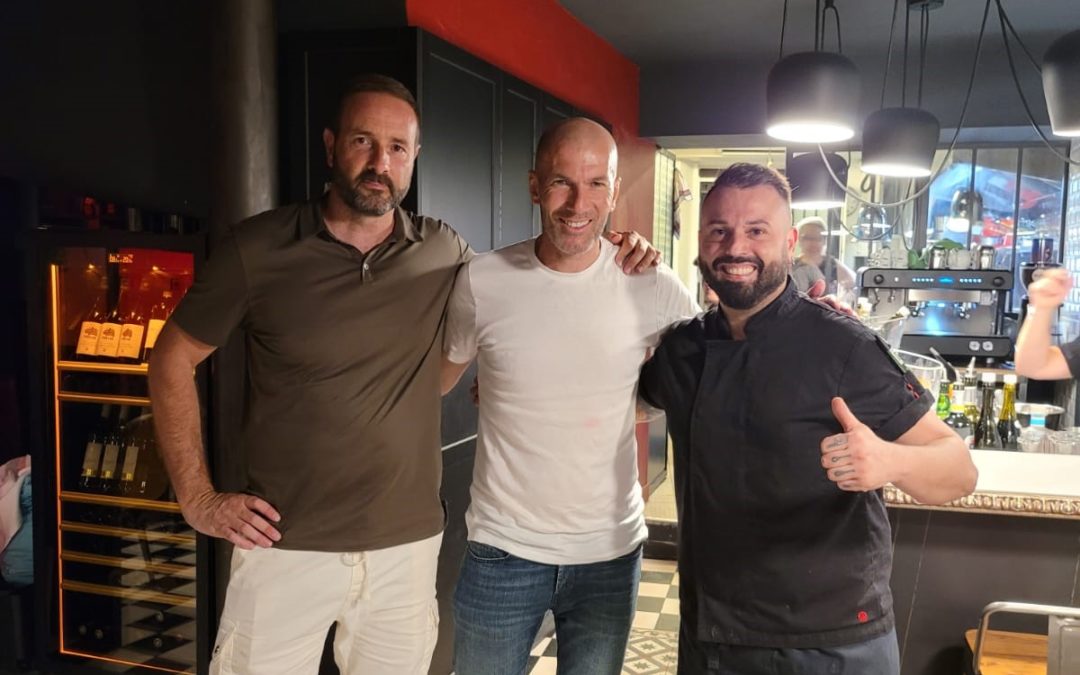 Zinedine Zidane à la Stazione » La Stazione | Restaurant Italien à Cassis